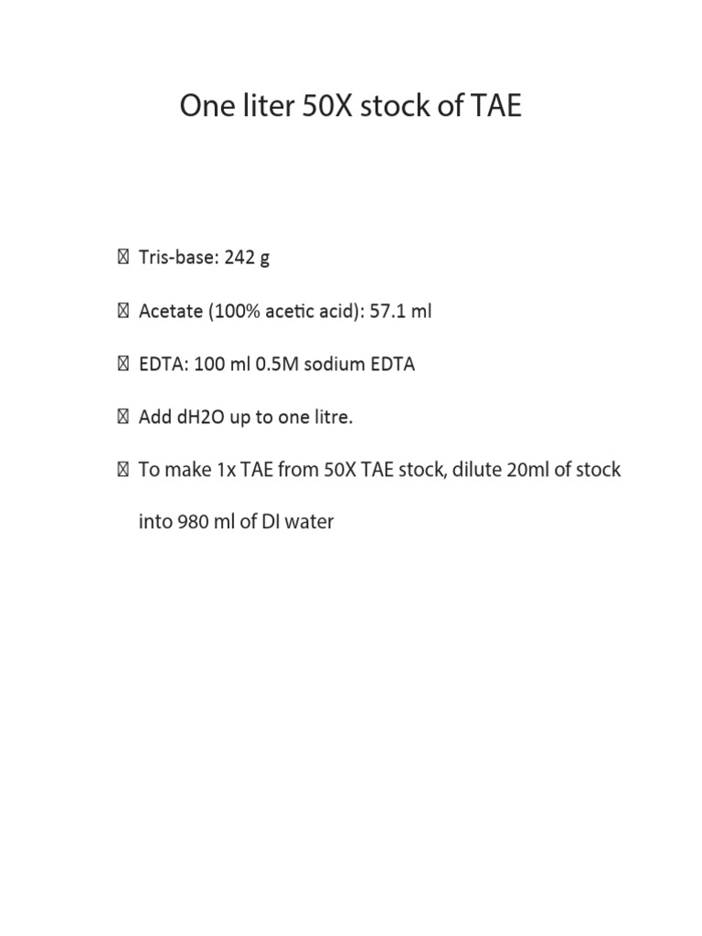 Tae Recipe | PDF | Science & Mathematics