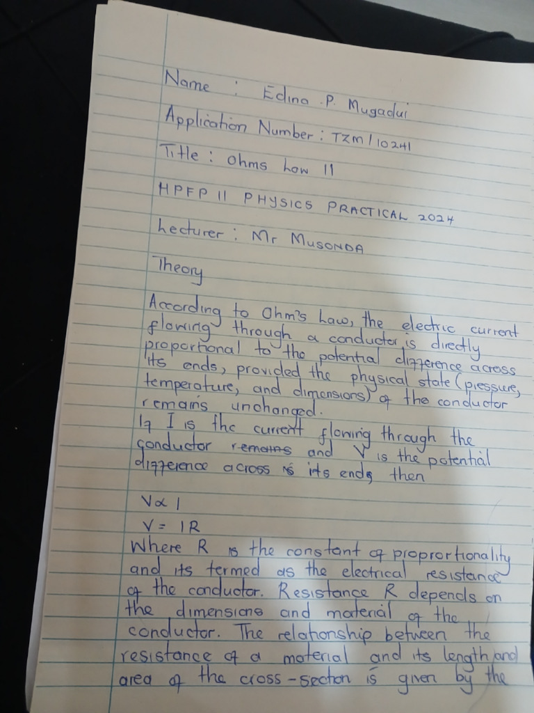 phy lab 2 20242 | PDF