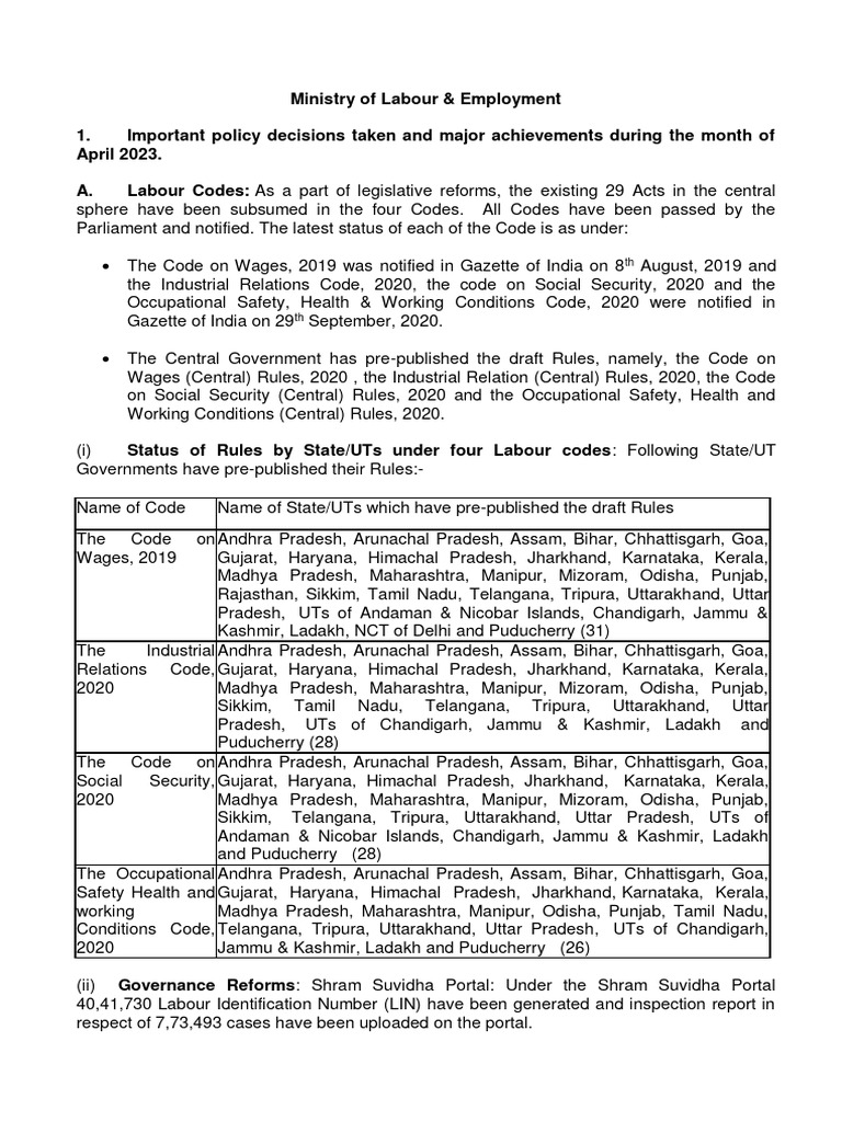 MPR April 2023 | PDF | Economies | Labor