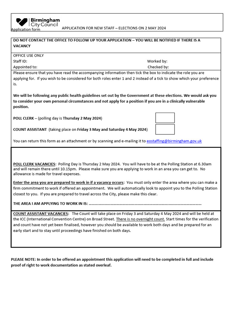 Application For New Staff Form 2024 AF | PDF | Passport