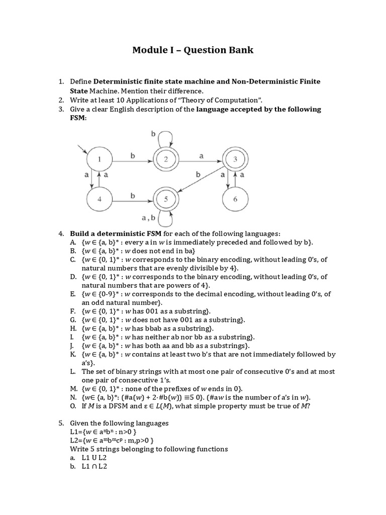 Atcd QB | PDF | String (Computer Science) | Applied Mathematics