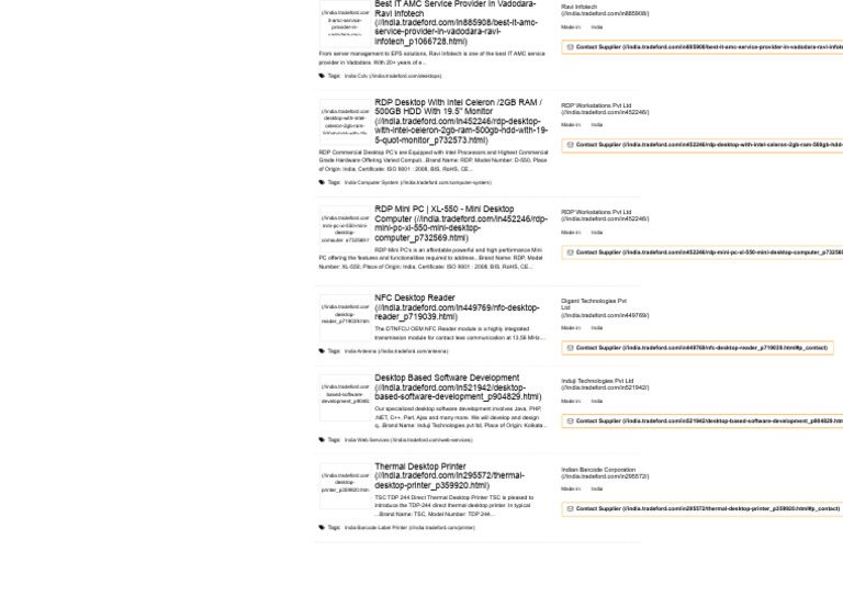 Webcam Prodcers | PDF | Personal Computers | Desktop Computer