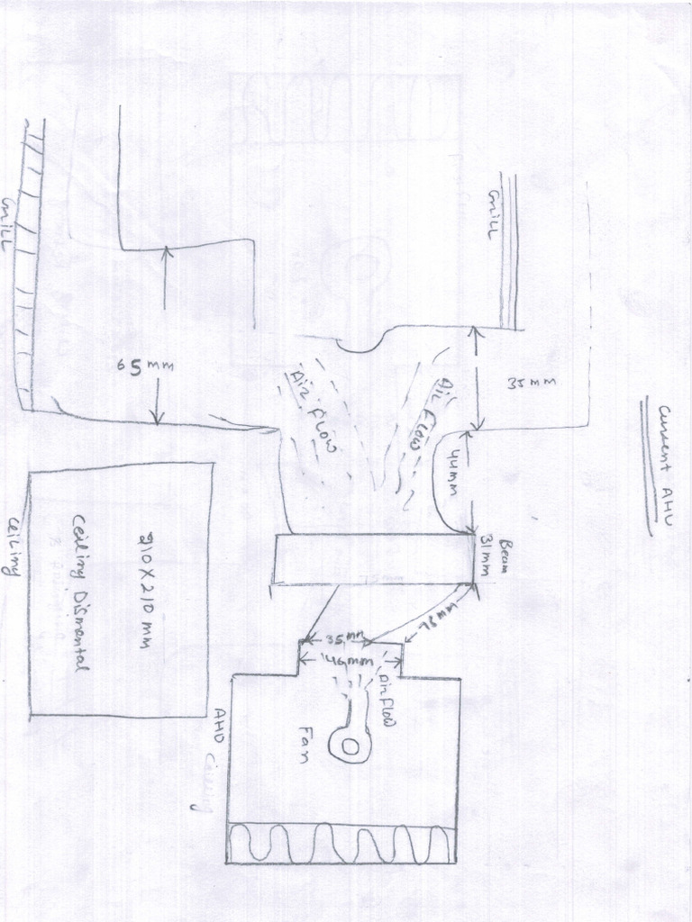 Current AHU Drawing | PDF