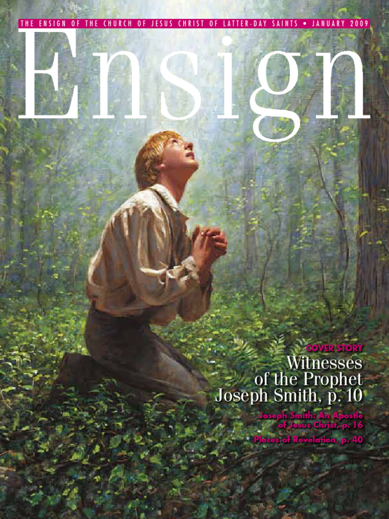 Ensign Magazine: January 2009 Edition | PDF | Joseph Smith | The Church ...