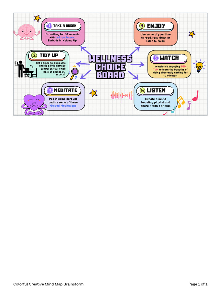 Wellness Choiceboard | PDF