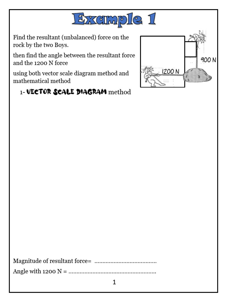 Vector Diagram Practice | PDF | Teaching Methods & Materials