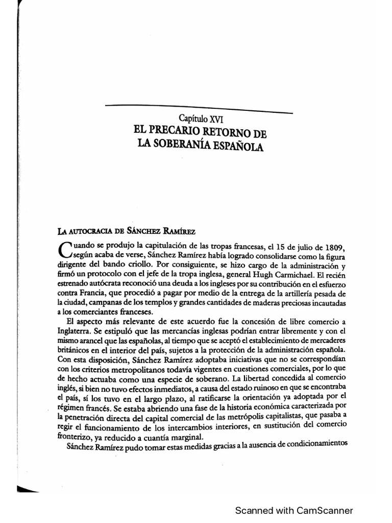 El Precario Retorno La Soberanía Español | PDF