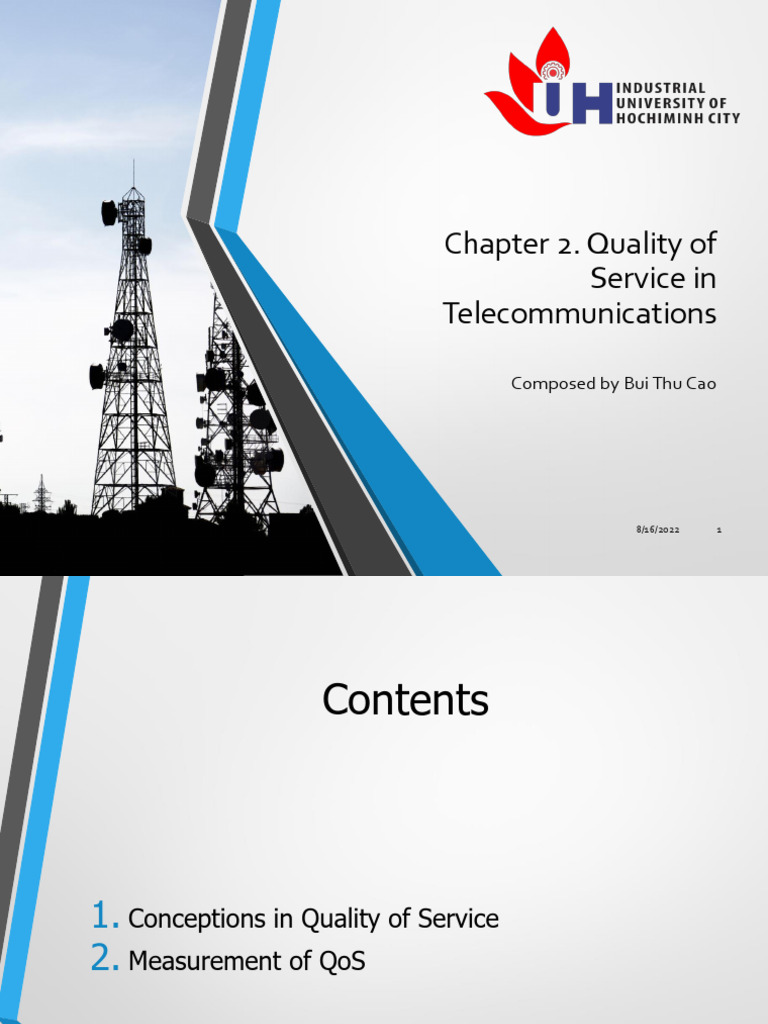 All Trunks Busy: QoS in Telecom | PDF | Signal To Noise Ratio | Distortion