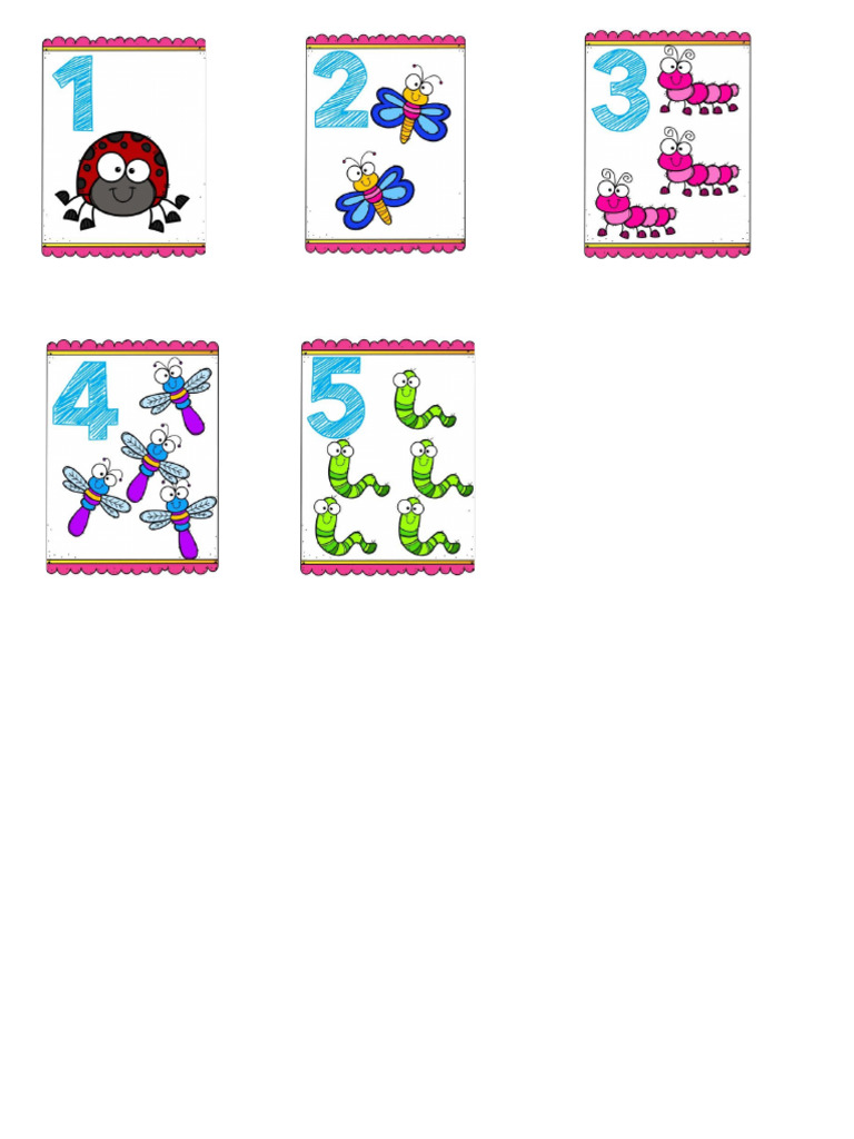 numeros del 1 al 5 | PDF
