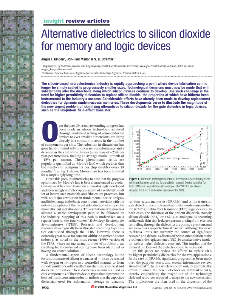 Dynamic Random-Accsess Memories Application | PDF | Field Effect Transistor | Dielectric