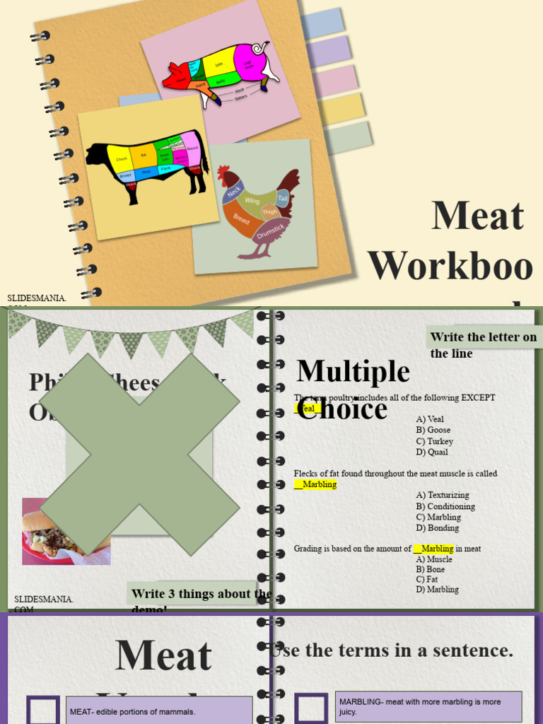 Discovering Foods Meat Unit Notes-Steffins | PDF | Poultry | Beef