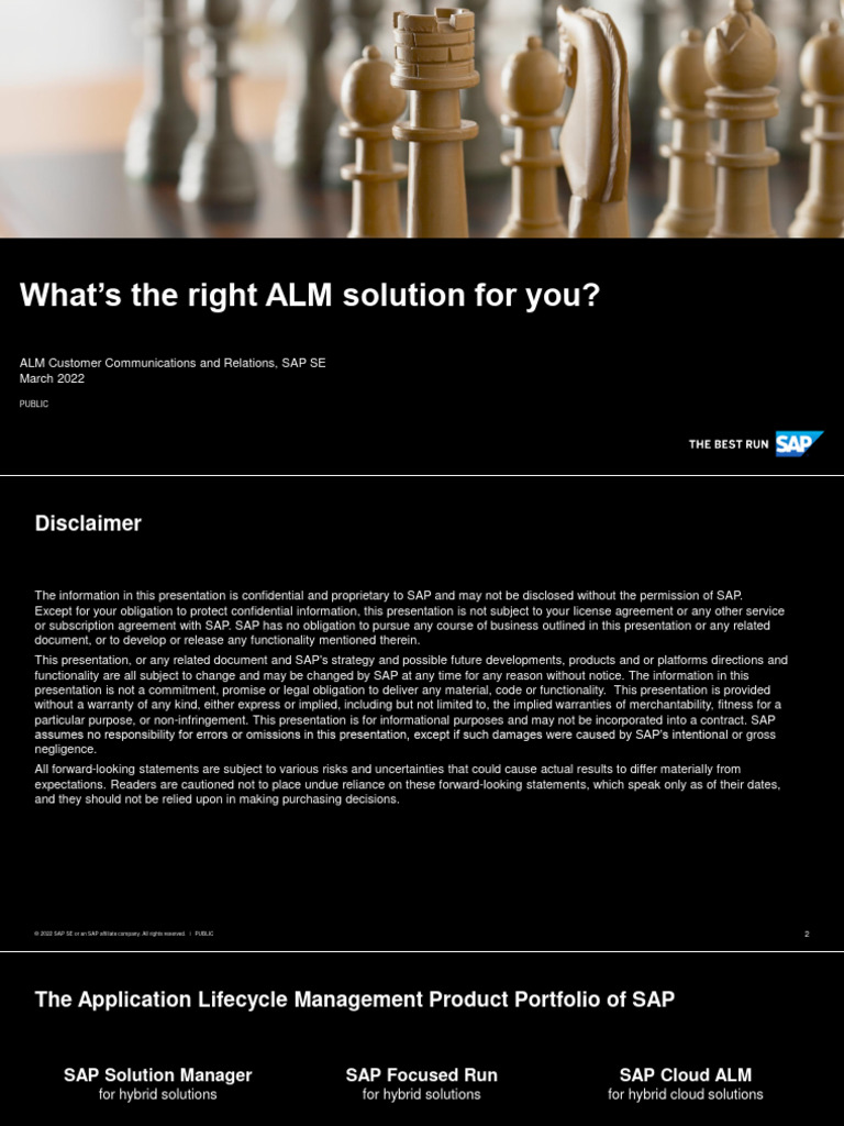 What Is The Right ALM Solution For You | PDF | Cloud Computing ...