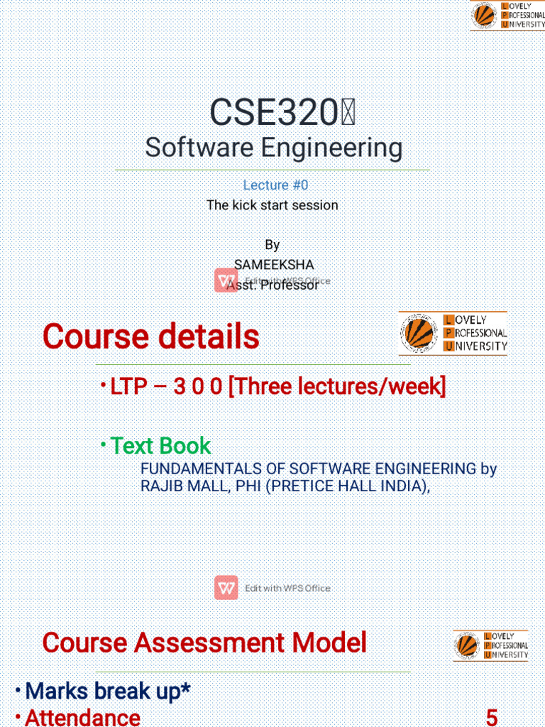 CSE320 Lecture0 | PDF | Engineering | Project Management
