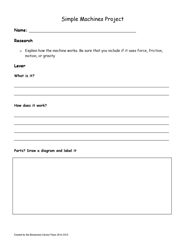 Simple Machines Project | Download Free PDF | Mechanical Engineering ...