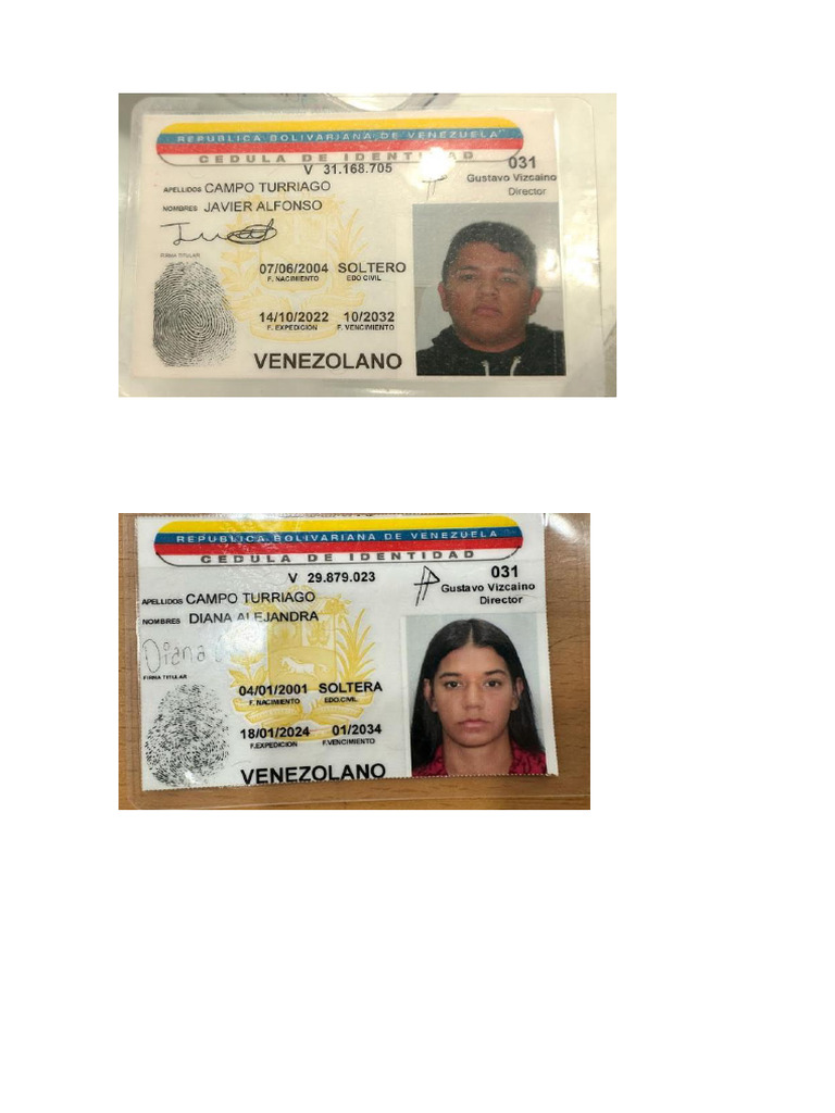 Cedula Diana 123 | PDF