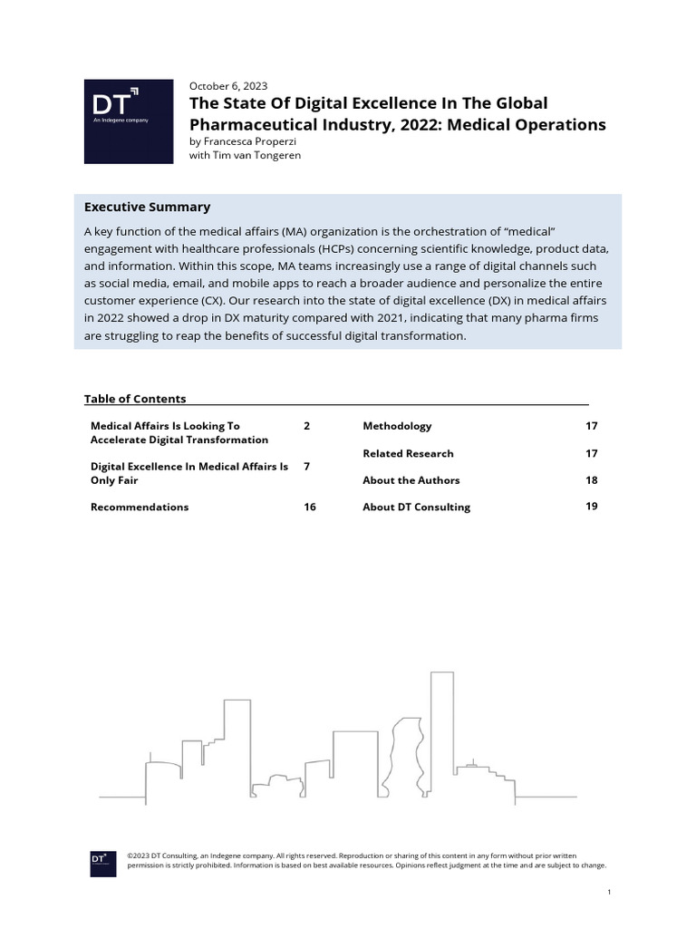 Digital Excellence in Pharma Medical Affairs | PDF | Information ...