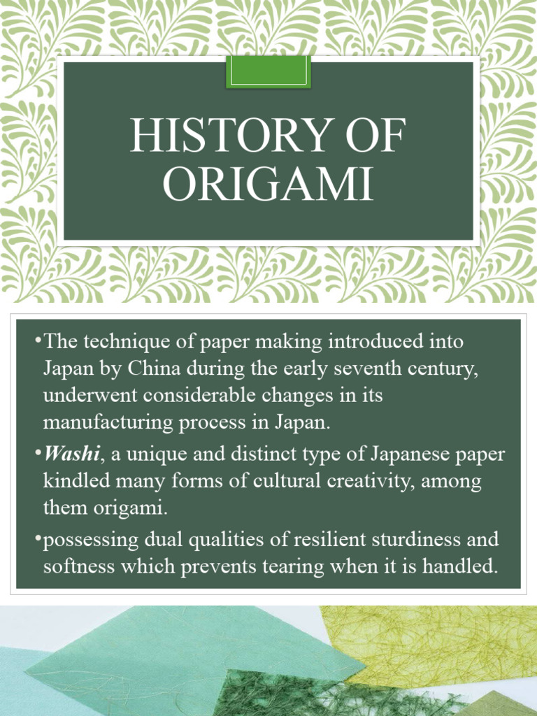 History of Origami | PDF | Origami