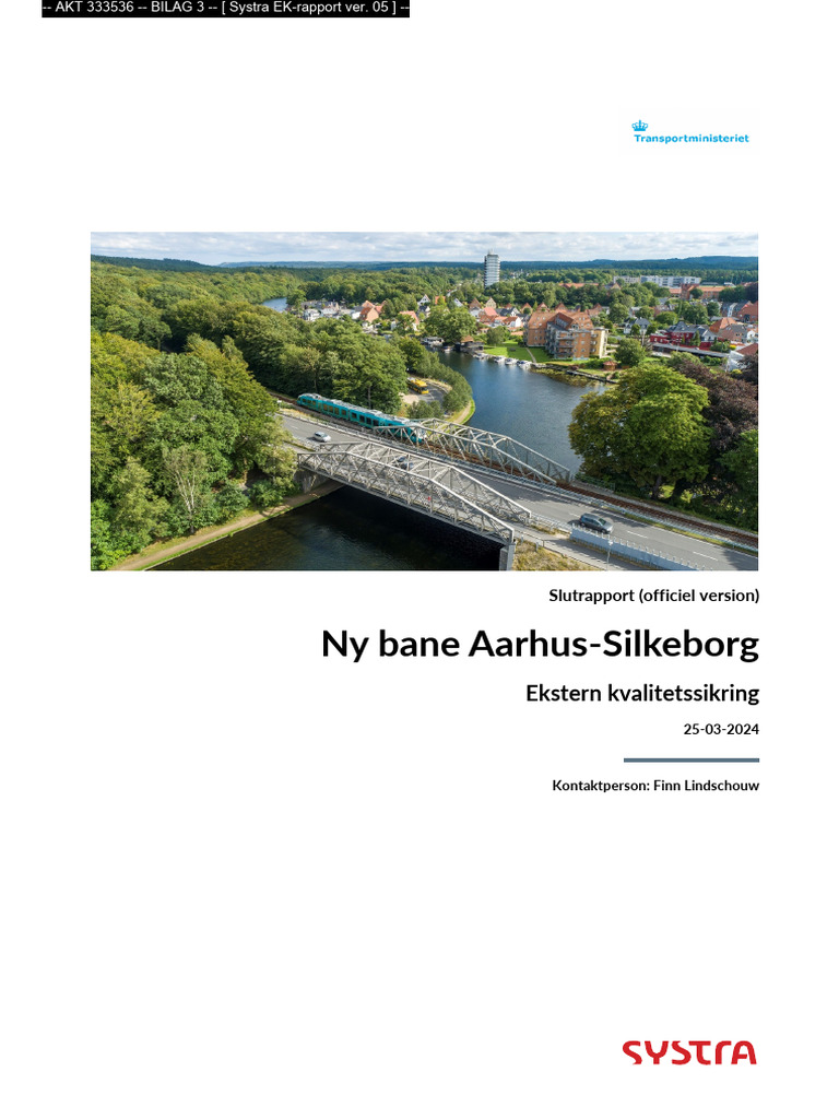 Ny Bane Aarhus-Silkeborg | PDF