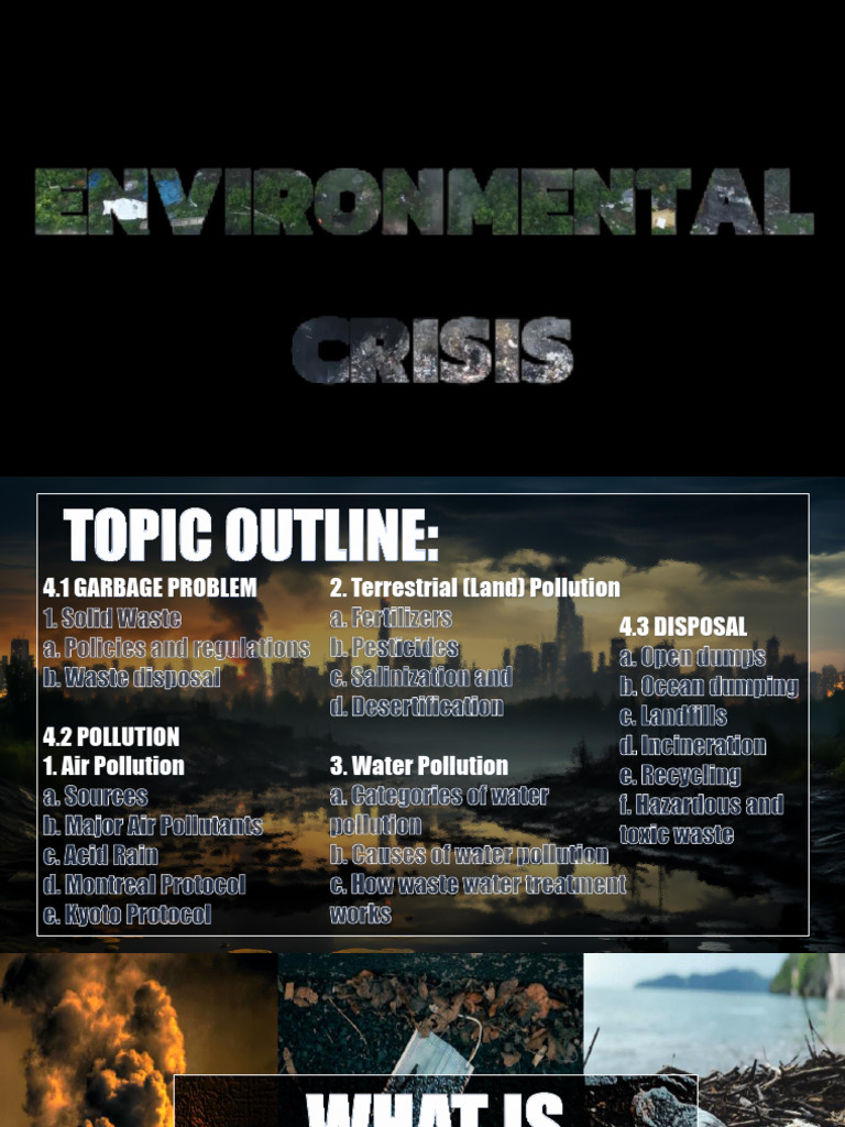 GROUP-3-ENVI-SCI FINAL Environmental Crisis | PDF | Waste | Soil