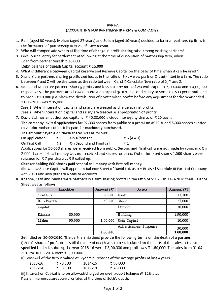 CTF Edited Solved Paper 1 | PDF | Debits And Credits | Financial Services