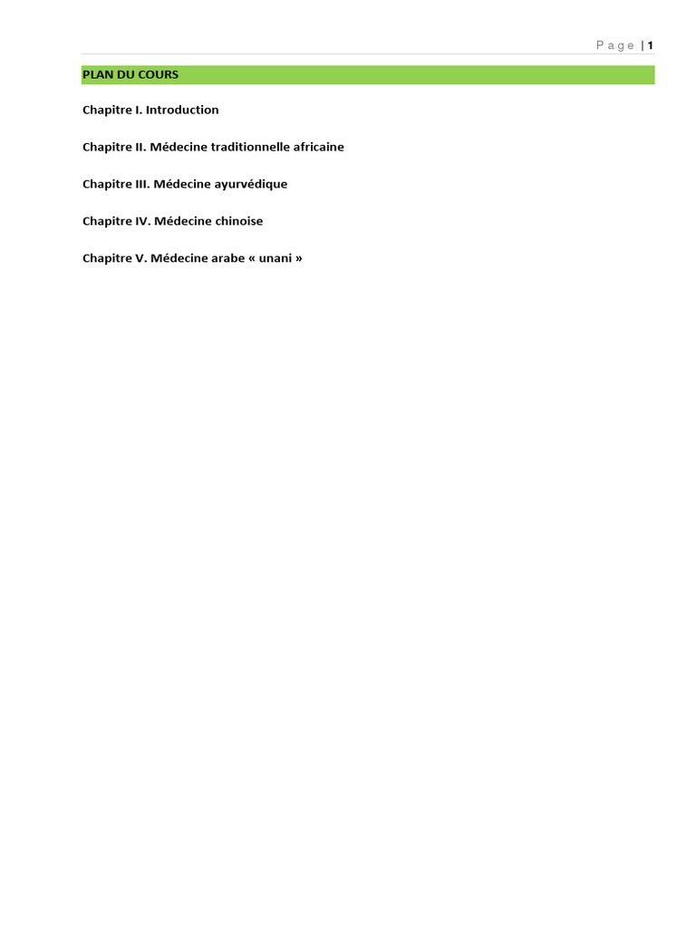 Pharmacopées Traditionnelles et Médecine | PDF | Ayurveda | Médecine ...