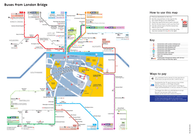 London Bus Route Guide | PDF | Rail Transport | Transport Infrastructure