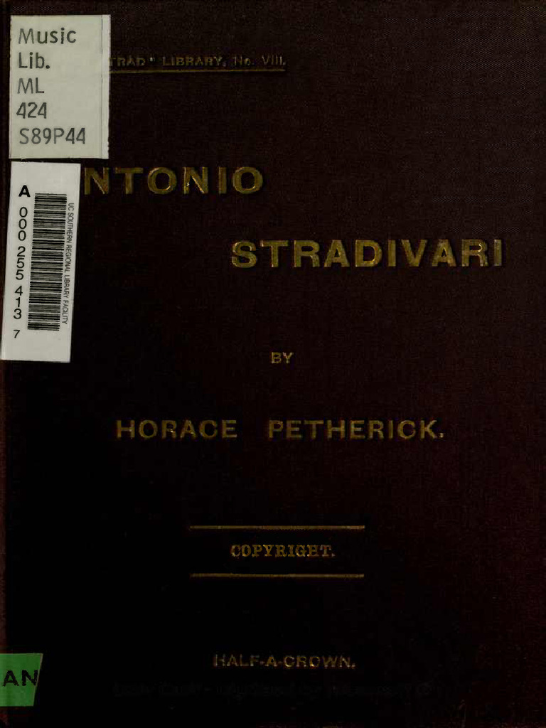 Antonio Stradivari | PDF | Violin