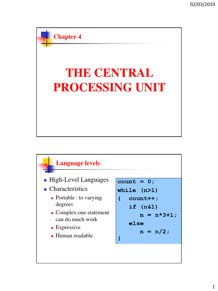 Chapter-4 (1) | PDF | 64 Bit Computing | Central Processing Unit
