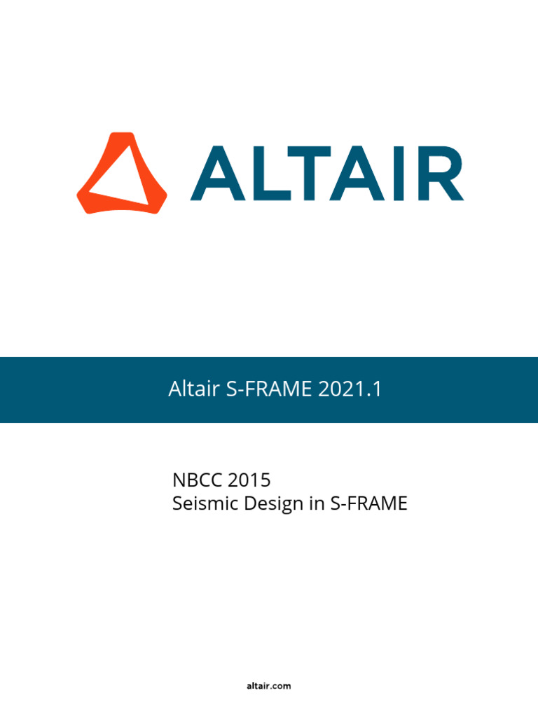 S FRAME NBCC2015 Seismic Design | PDF