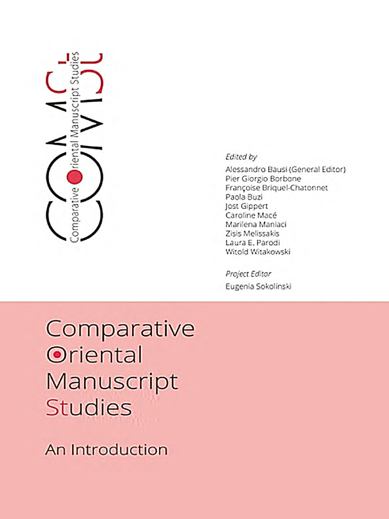 (Alessandro Bausi) Comparative Oriental Manuscript Studies - An Introduction & Ethiopic ...