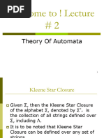 Lecture 3 Kleen's Star and Plus Oprator | PDF | String (Computer Science) | Metalogic