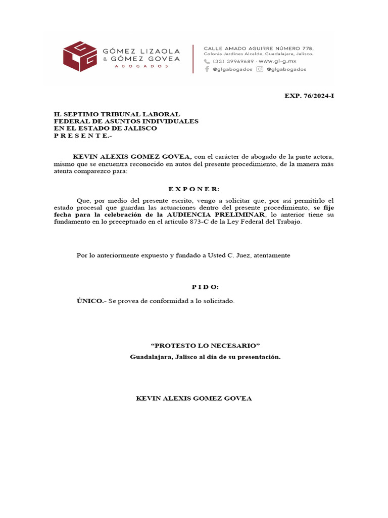 Señale Audiencia Federales | PDF