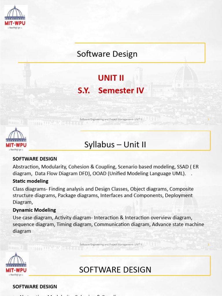 SEPM Unit 2 - Final | PDF | Unified Modeling Language | Class (Computer Programming)