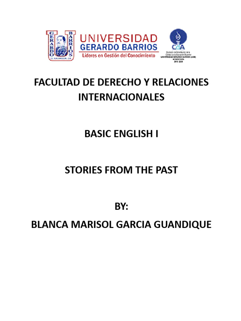 Unidad 3 - Actividad 1 - Historias Del Pasado | PDF