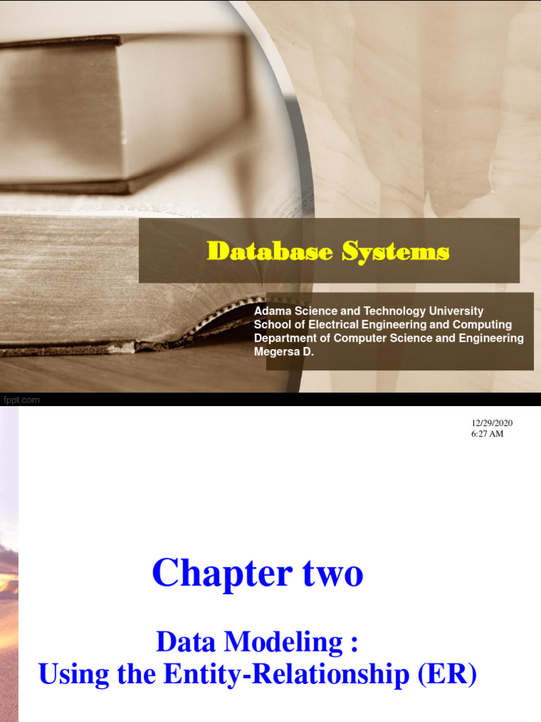 Chapter 2 Data Modeling Using The Entity-Relationship 78788 | PDF | Inheritance (Object Oriented ...