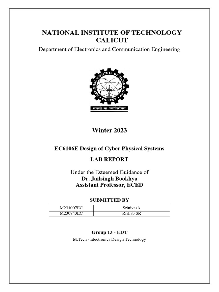 CPS Lab Report Final | PDF | Electric Motor | Electrical Network
