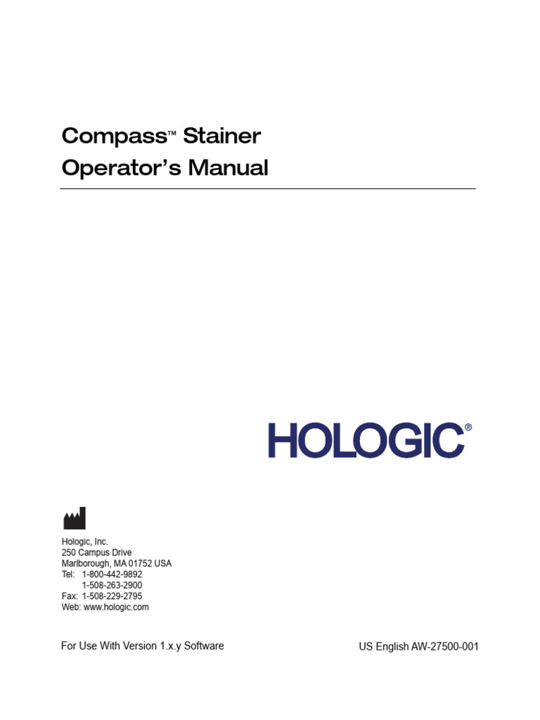 Compass Stainer Hologic | PDF | Medical Device | Usb Flash Drive