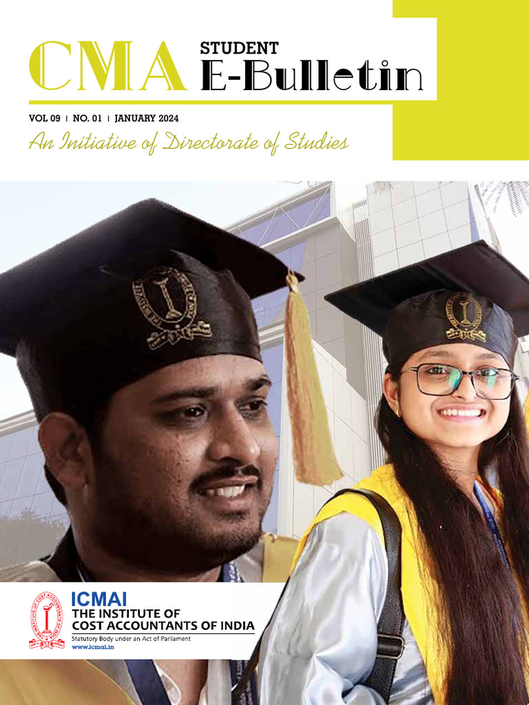CMA Student E-Bulletin Jan 2024 | PDF