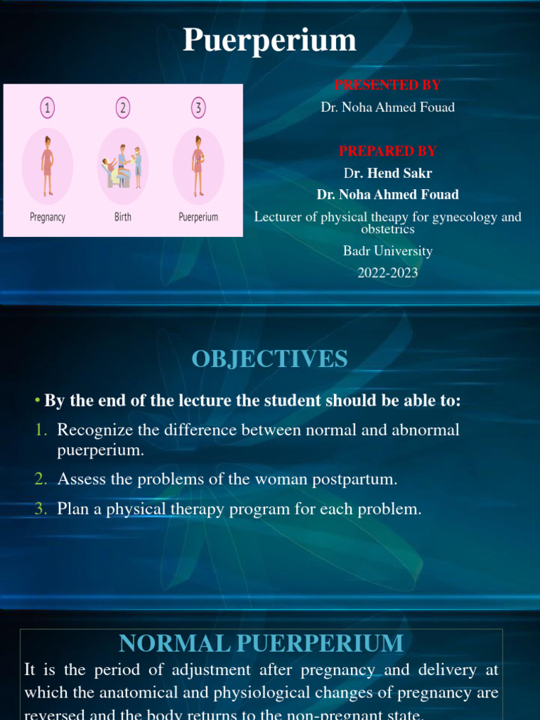 Understanding Puerperium and Postpartum Care | PDF | Postpartum Period ...