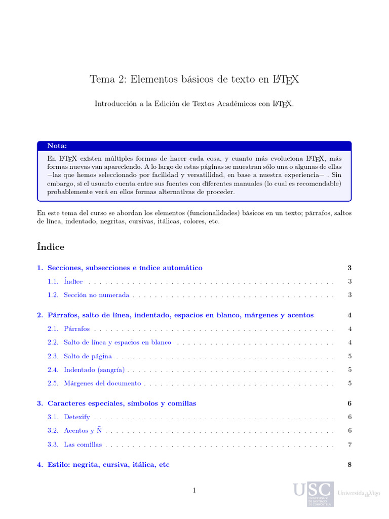 Tema_2 latex | PDF | Comillas | HTML