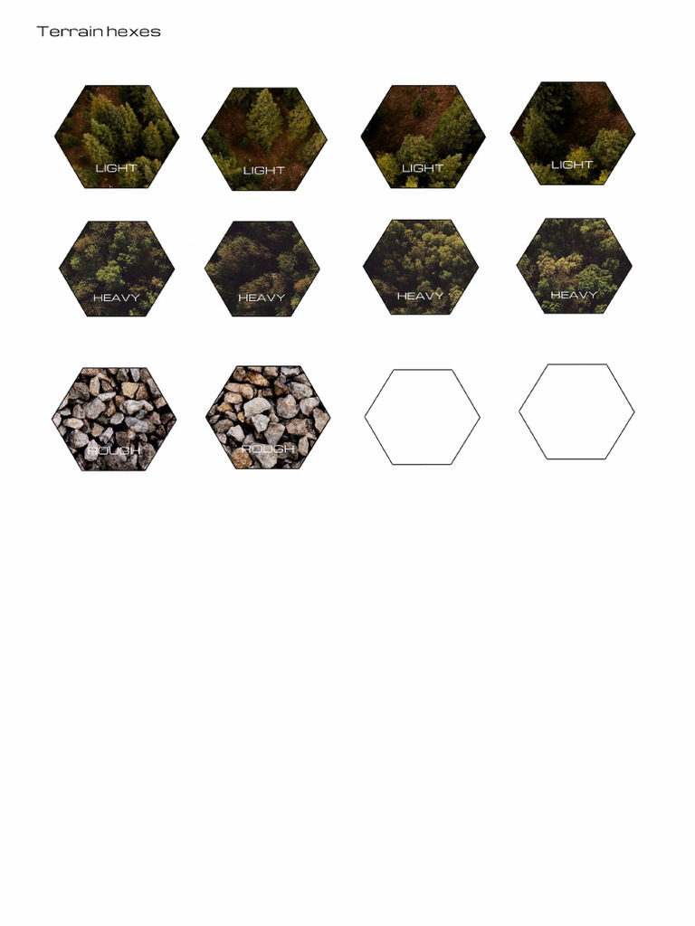 A4 Terrain Hexes | PDF
