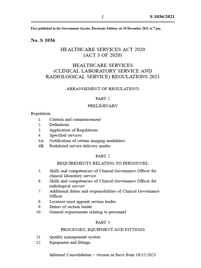 Clinical Lab & Radiology Regulations 2021 | PDF | Medical Imaging ...