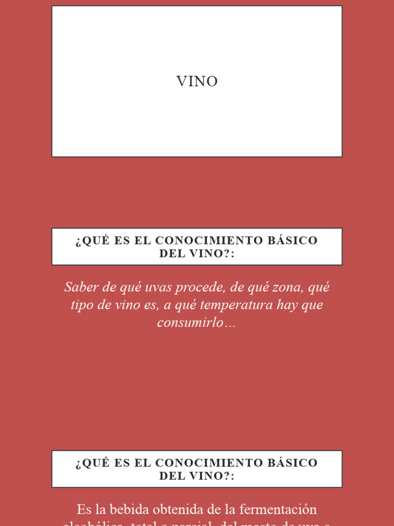 VINO | PDF | Vino | Uva
