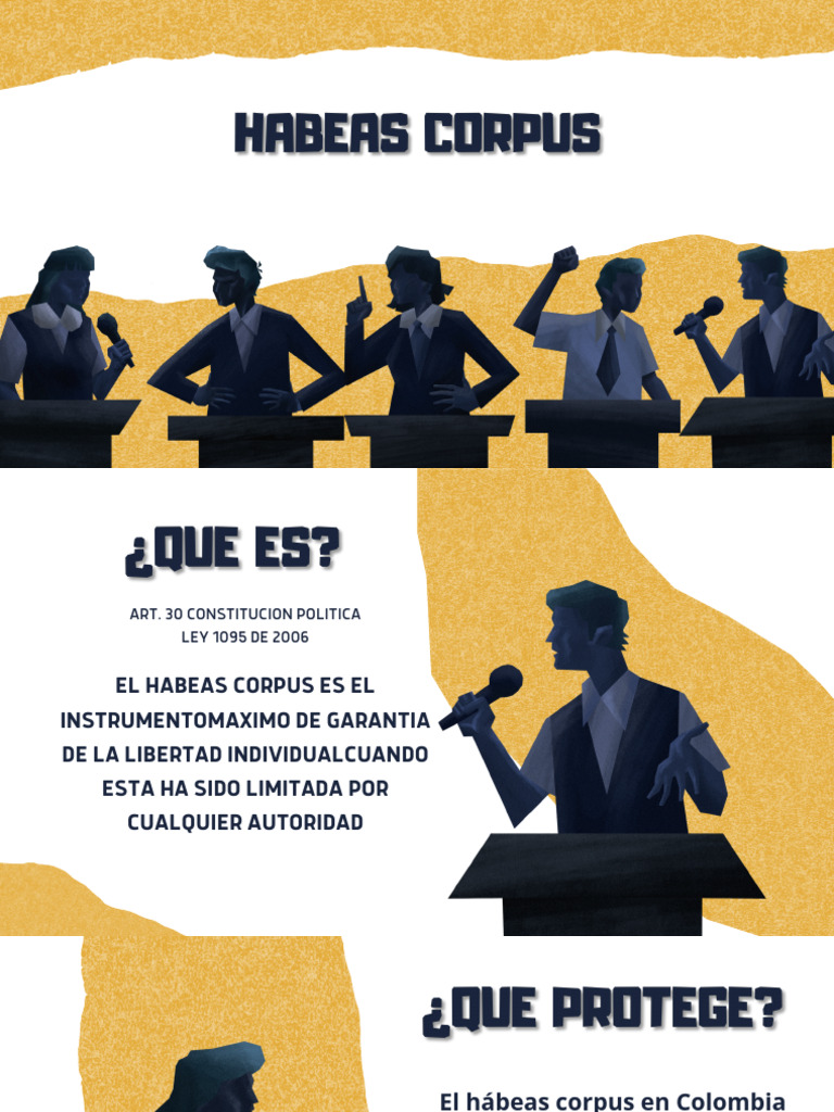 Hábeas Corpus en Colombia: Protección Legal | PDF