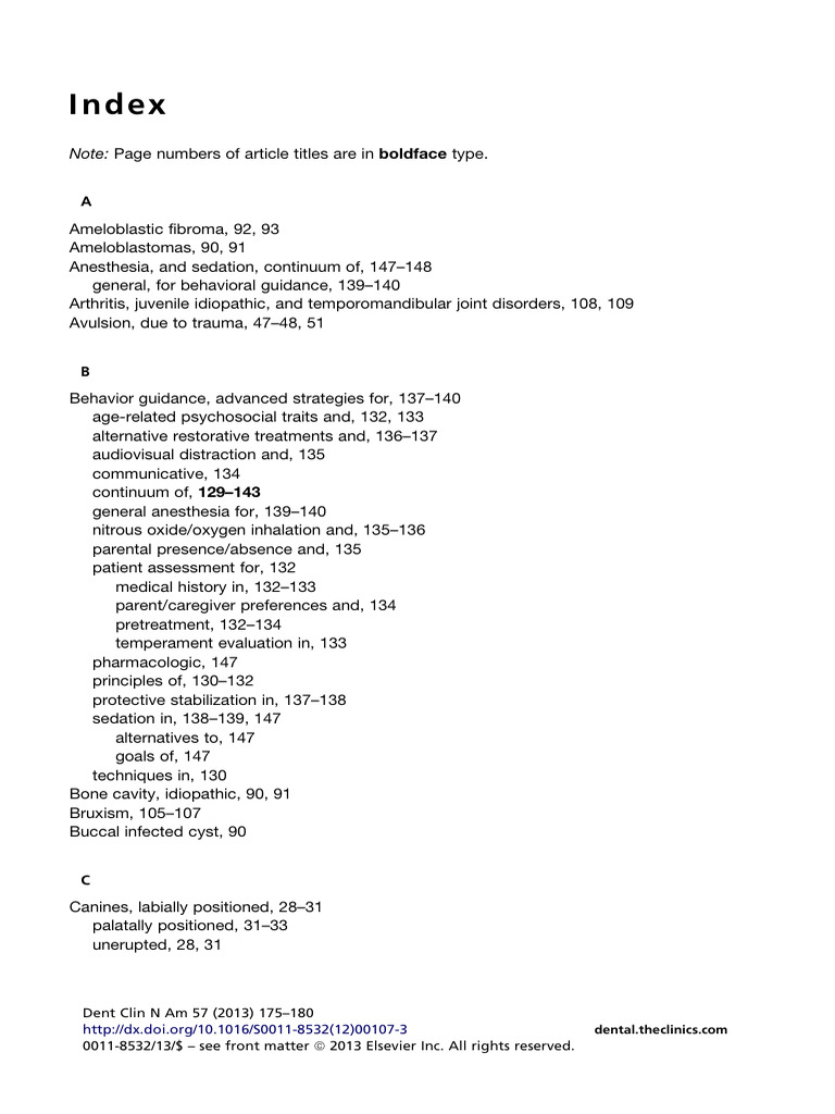 Index DCL | Download Free PDF | Human Tooth | Dentistry