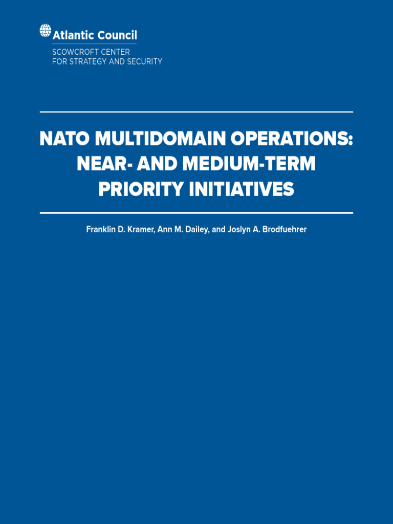 NATO's Multidomain Strategy | PDF | Nato | Unmanned Aerial Vehicle