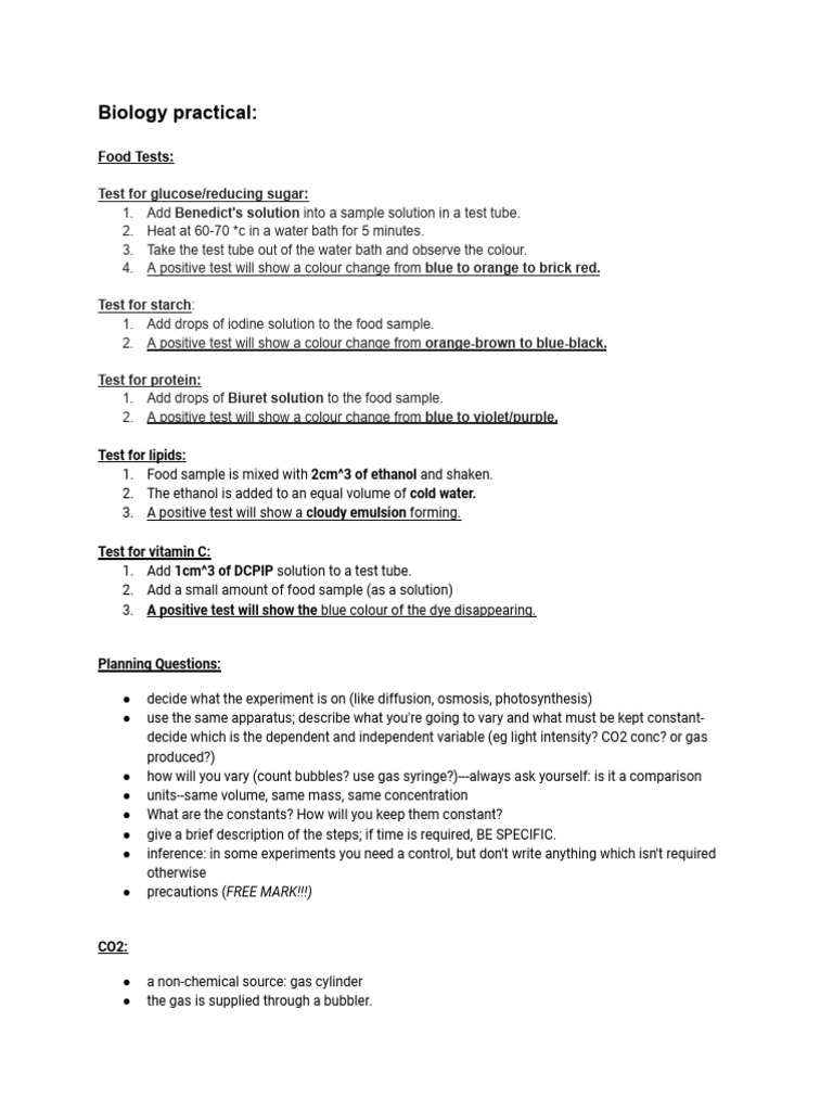 Biology Paper 5 Practical | PDF | Water | Leaf