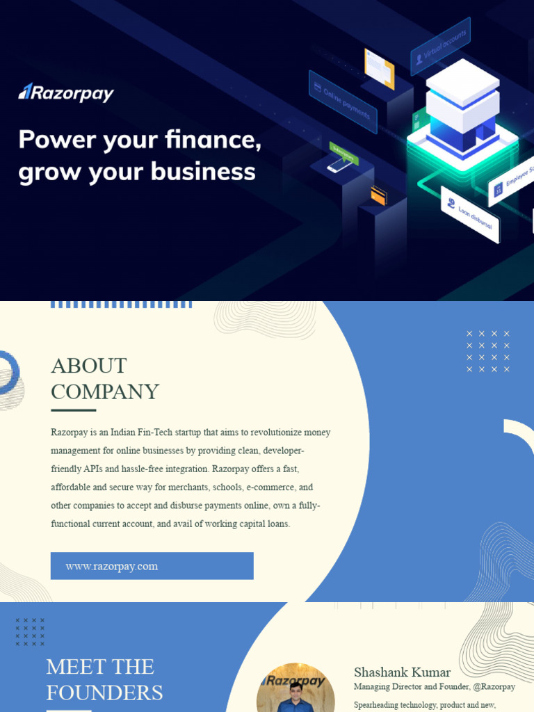 Razorpay Fintech | PDF | Financial Technology | Finance & Money Management