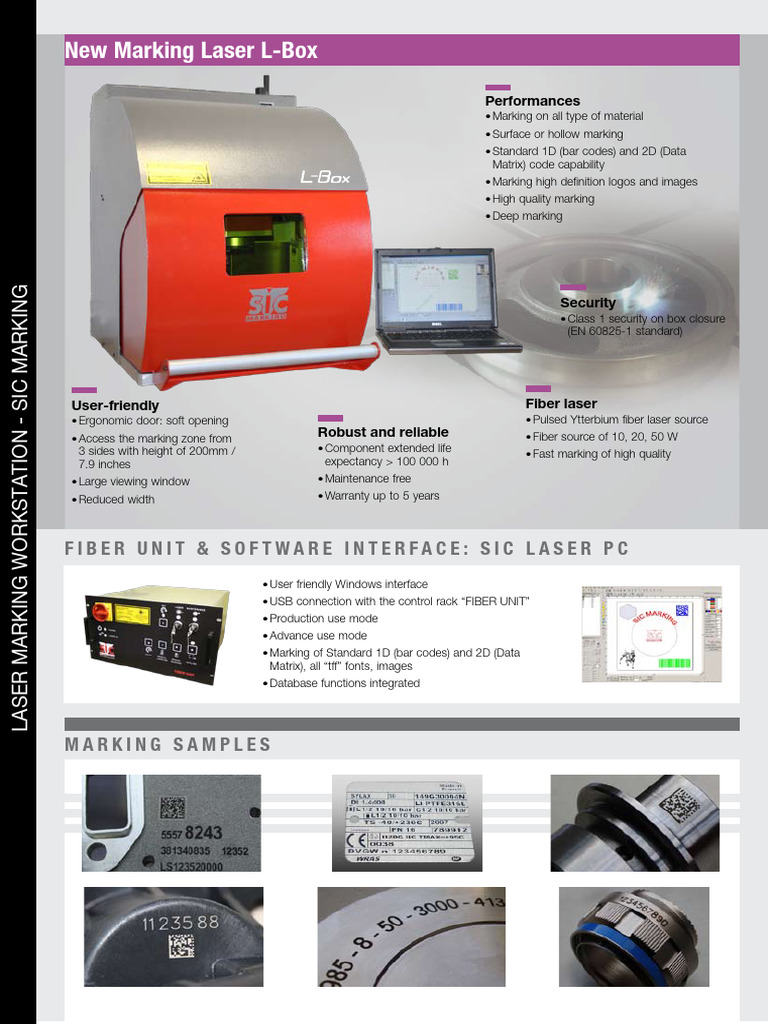 New Marking Laser L-Box - Sic Marking | PDF | Laser | Optical Fiber