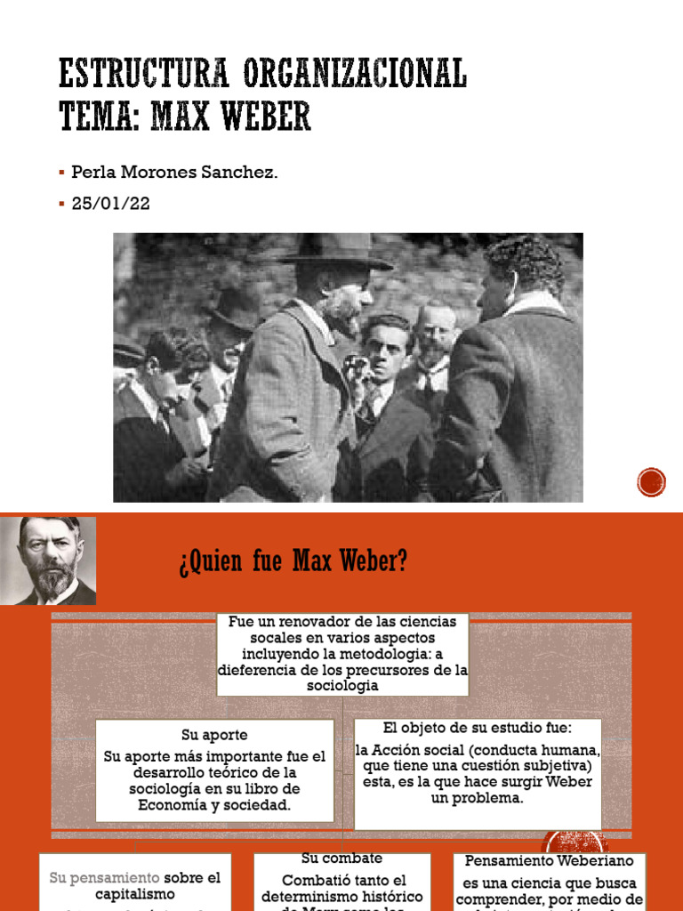 Mapa conceptual max weber | PDF